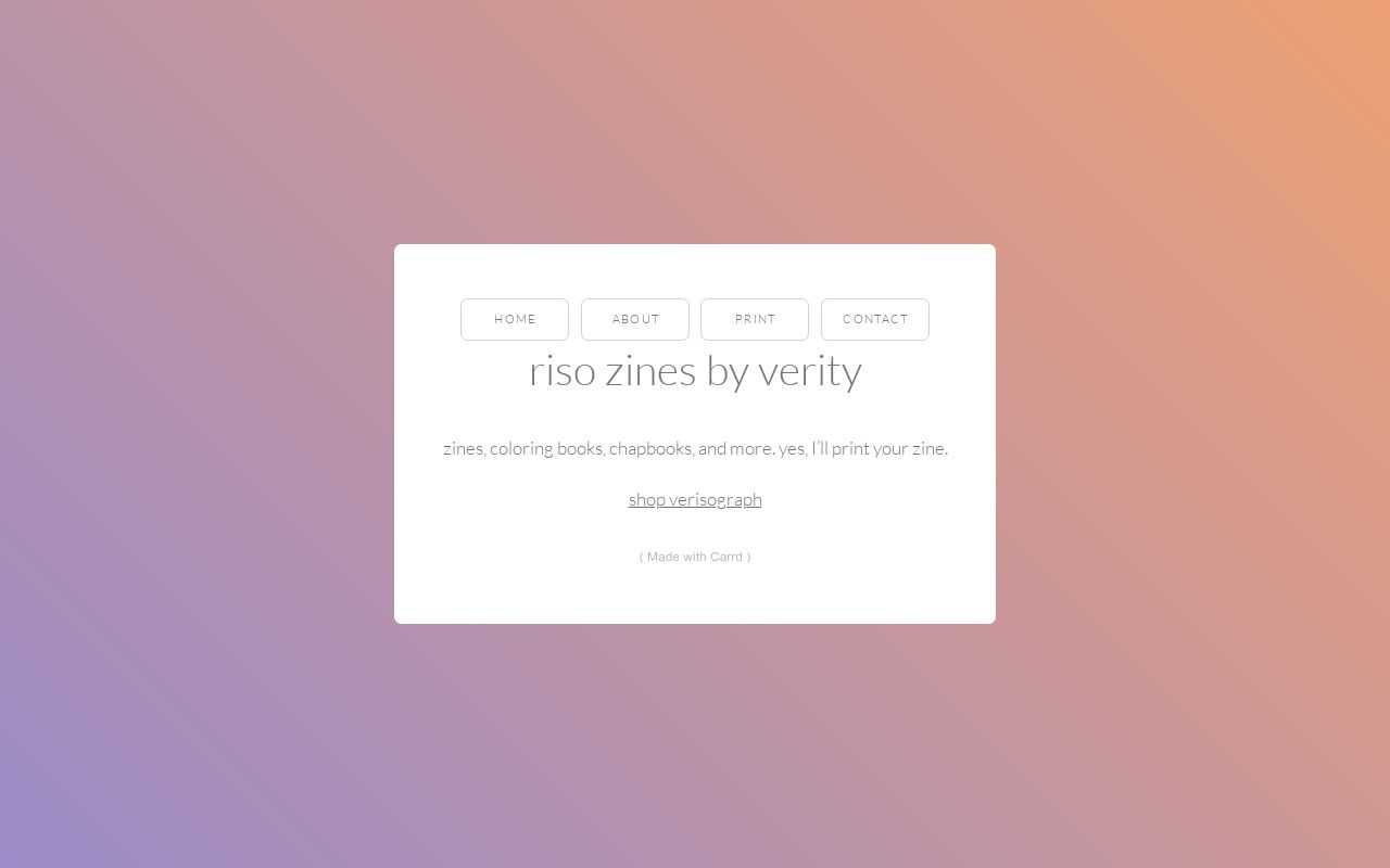 verisograph printing